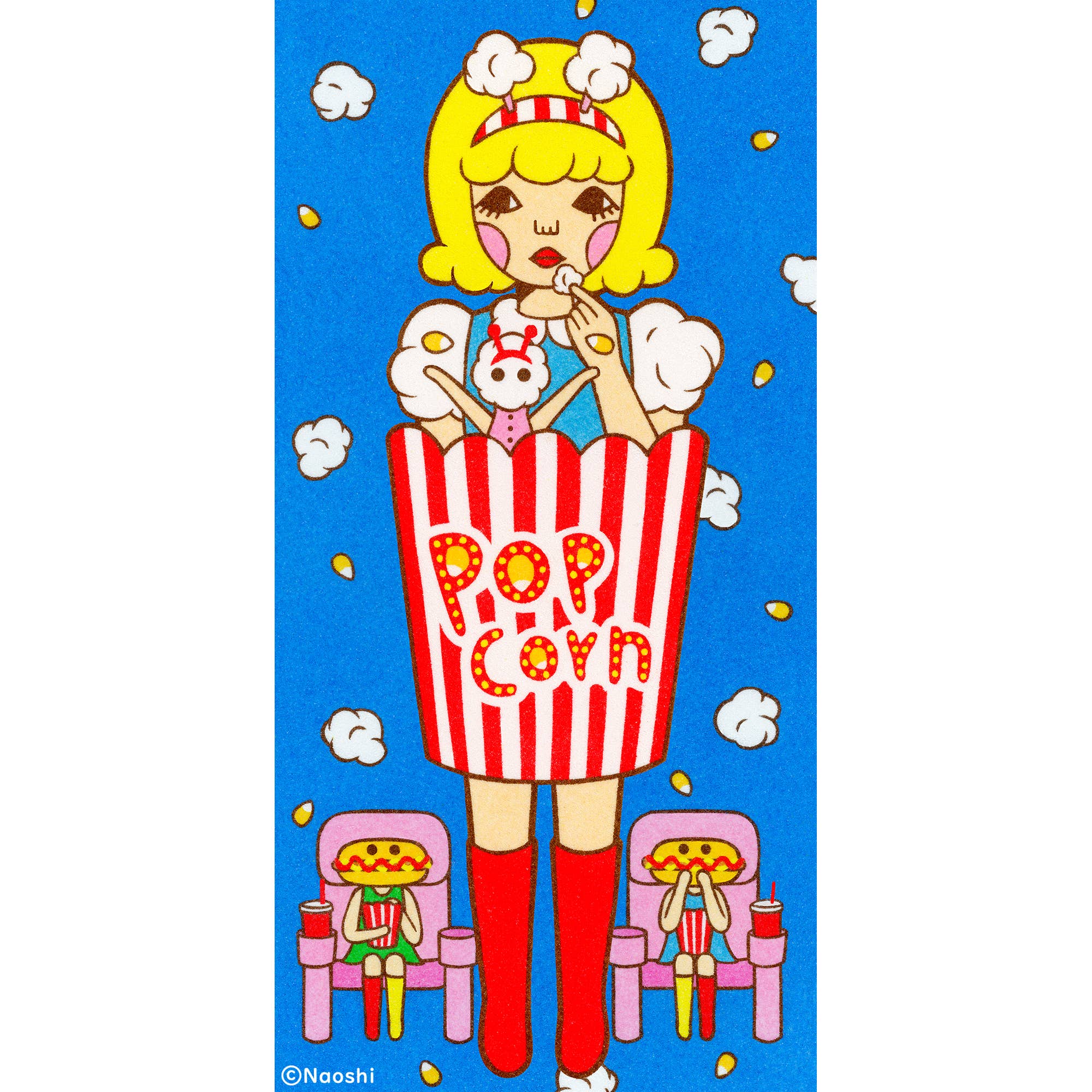 Popcorn Girl Print – On Waverly