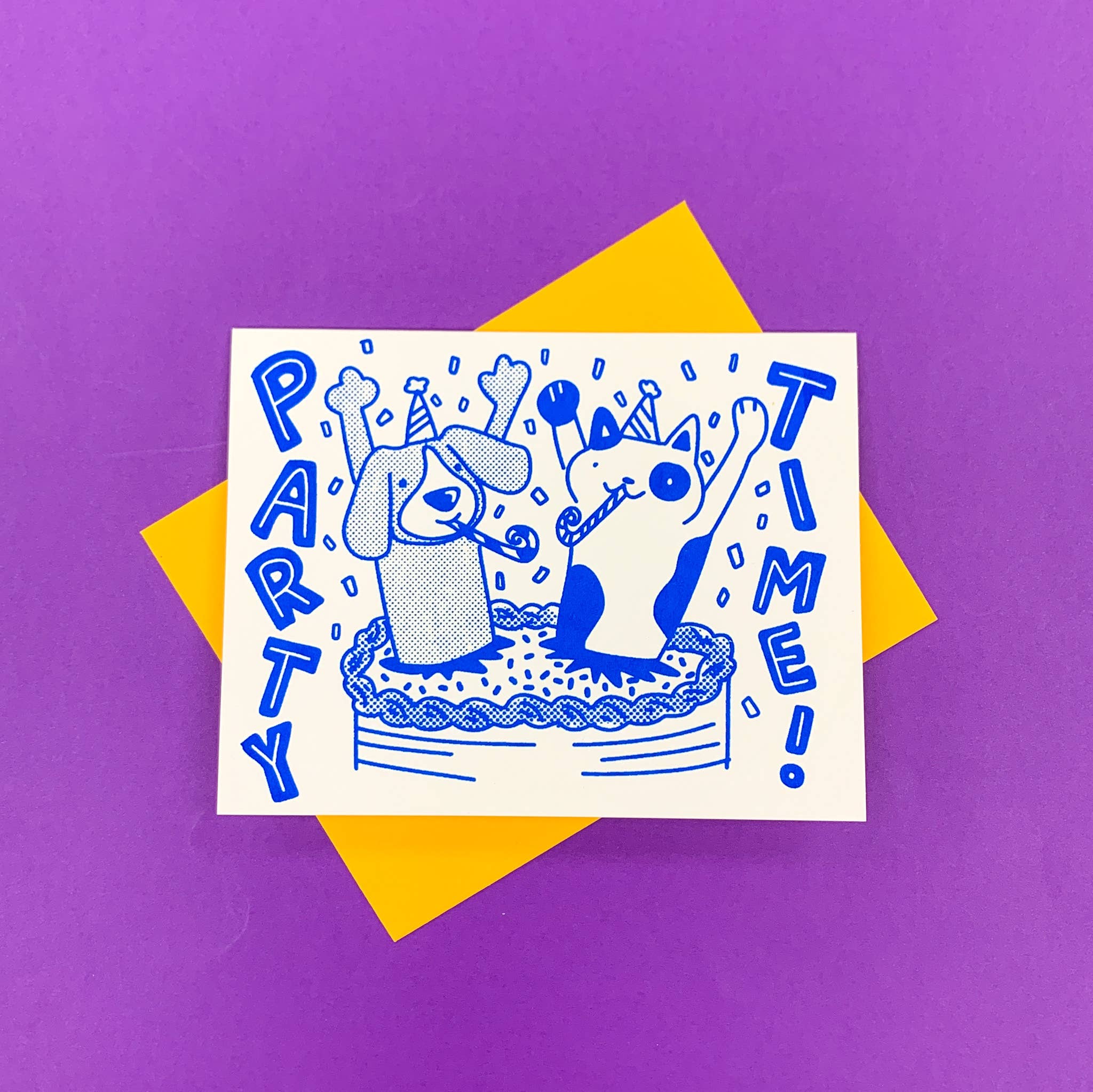Party Time!! Greeting Card – On Waverly