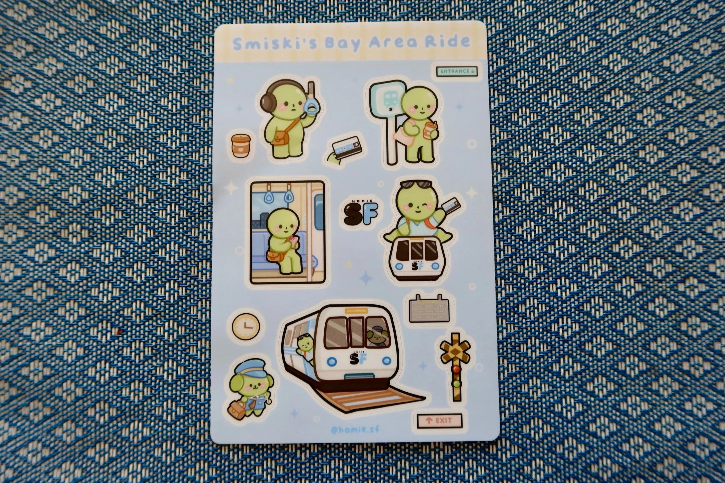 Smiski Bart Sticker Sheet – On Waverly