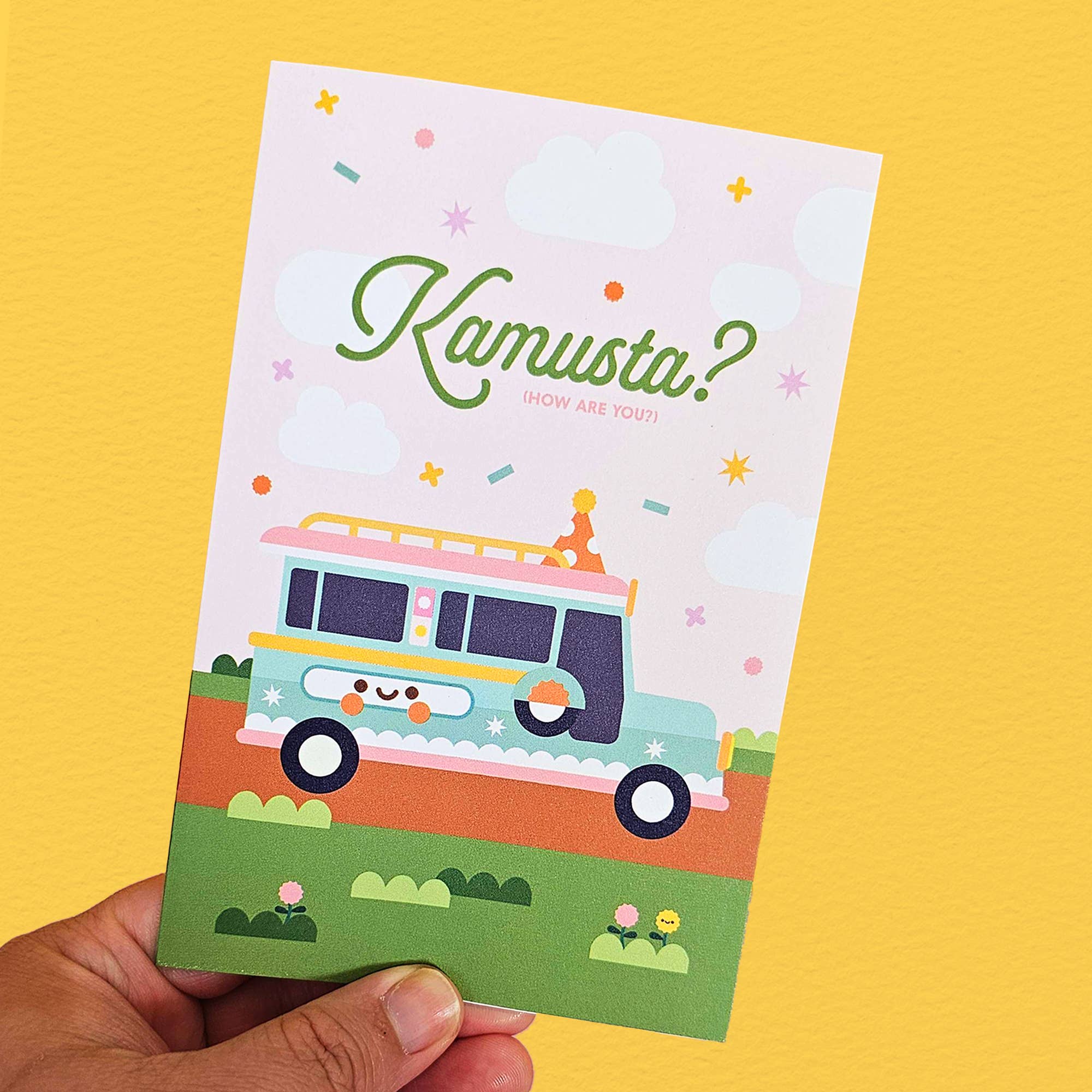 Kamusta (How are you?) Greeting Card – On Waverly