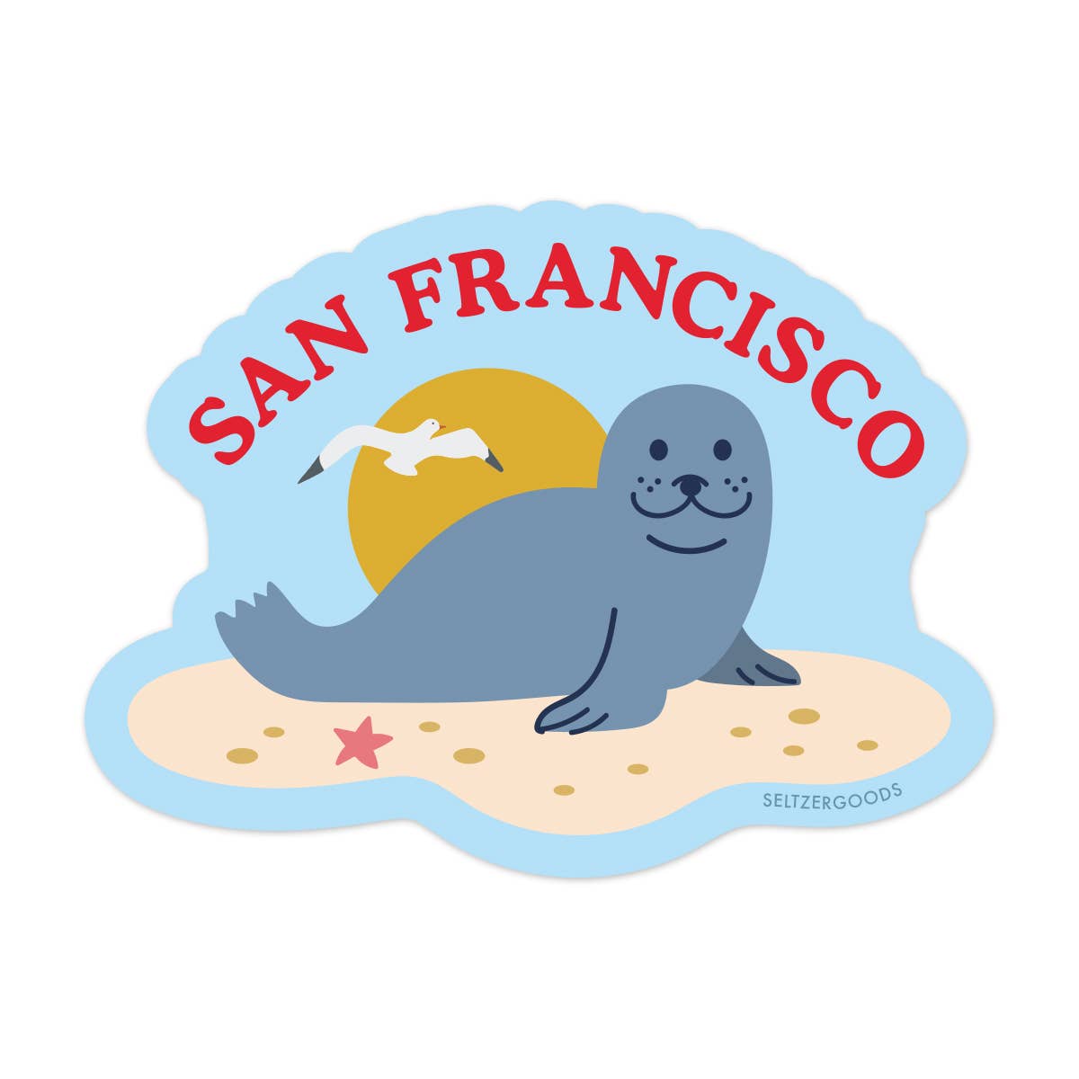 SF Seal Sticker – On Waverly